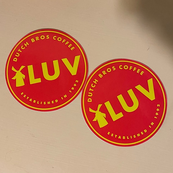 Dutch Bros | Other | Dutch Luv Stickers | Poshmark
